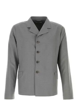 JIL SANDER Virgin Wool Blazer - Grey