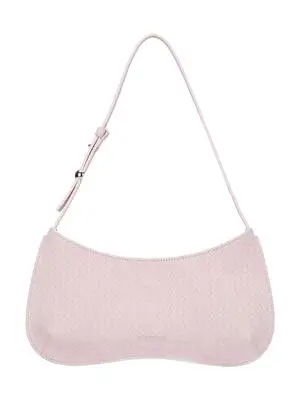 Jacquemus JACQUEMUS Le Bisou Suede-Textured Shoulder Bag Lightpink