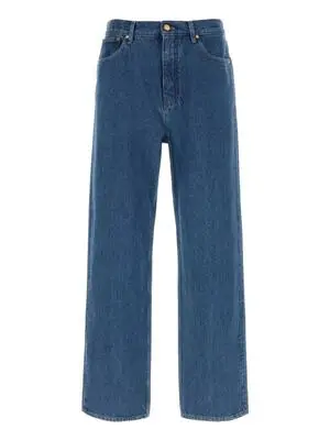 JIL SANDER Light Wash Denim Jeans - Light Blue