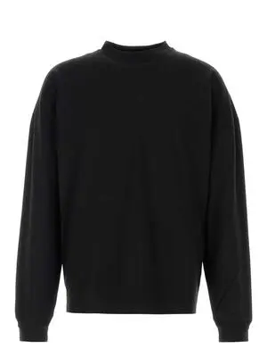THE ROW The Row Dolino Cotton T-Shirt Black
