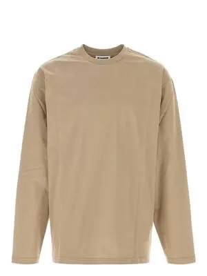 JIL SANDER Cotton T-shirt - Camel