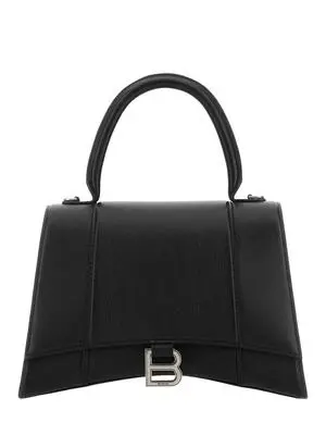 Balenciaga Hourglass Leather Handbag - Black