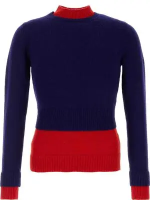 JIL SANDER Wool Blend Knit Sweater - Multicoloured