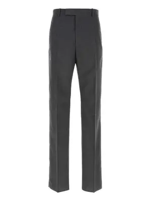 JIL SANDER Virgin Wool Tailored Trousers - Grey