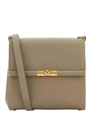 Dolce & Gabbana Dolce & Gabbana Marlene Crossbody Handbag In Dove-Grain Calf Leather Grey