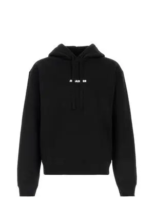 JIL SANDER Cotton Sweatshirt - Black