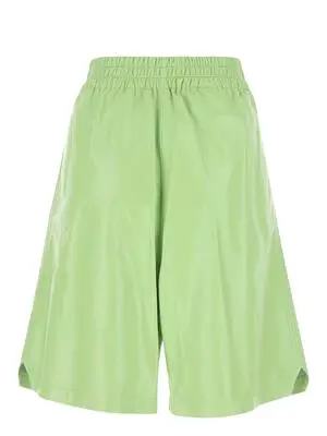 Bottega Veneta Lamb Leather Shorts - Green