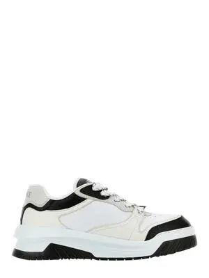 Versace Odissea Leather Low Top Sneakers - Multicoloured