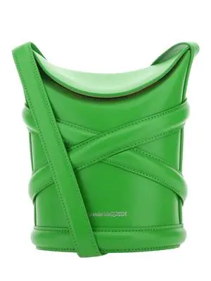Alexander McQueen The Curve Bucket Bag - Green