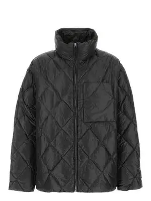 JIL SANDER Quilted Nylon Down Jacket - Black