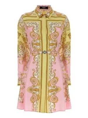 Versace Twill Shirt Dress - Printed