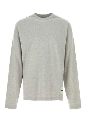JIL SANDER Organic Cotton T-shirt Set For - Grey