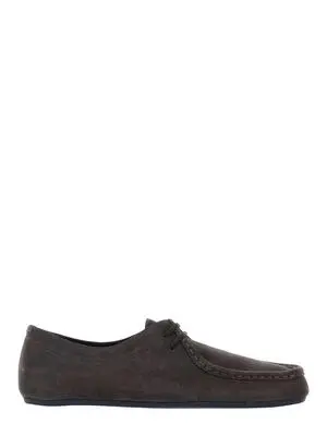 JIL SANDER Suede Lace-up Shoes - Grey