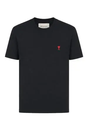 AMI Paris De Cœur Short Sleeve T-shirt - Black