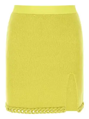 Bottega Veneta Wool Mini Skirt - Green