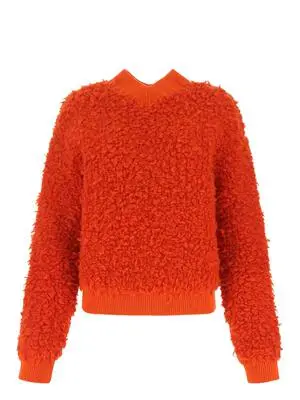 Bottega Veneta BOTTEGA VENETA Boucle Loop Sweater Red