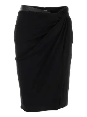 VERSACE VERSACE Stretch Viscose Mini Skirt With Contrast Lining
