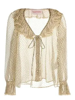 Valentino Garavani VALENTINO GARAVANI Printed Silk Georgette Shirt Printed