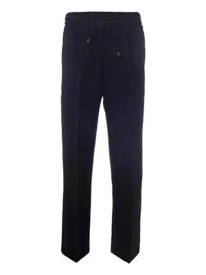Drole De Monsieur Tailored Straight-leg Trousers - Black