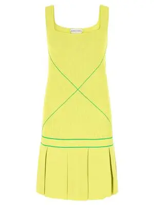 BOTTEGA VENETA BOTTEGA VENETA Viscose-Blend Dress With Pleated Skirt