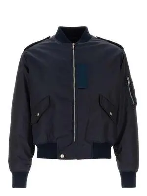 Givenchy Nylon Bomber Jacket With Zip-up Closure - Blue