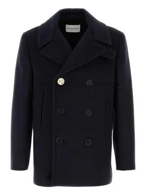 Givenchy Midnight Virgin Wool Double Breasted Jacket - Blue