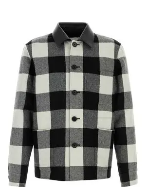 Givenchy Embroidered Wool Shirt - Checked