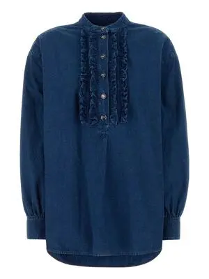Valentino Garavani Denim Blouse - Blue