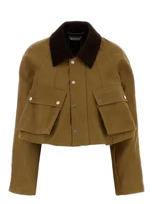 JW ANDERSON JW Anderson Cotton Jacket With Cupro Lining