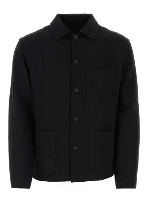 Givenchy Wool Blend Shirt - Black