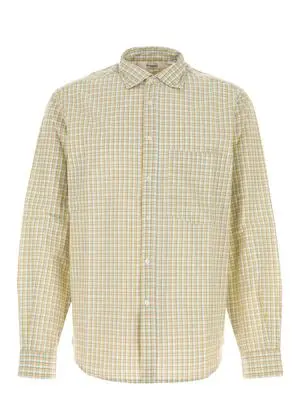 GIMAGUAS Gimaguas Embroidered Cotton Ruben Checked Shirt For Men
