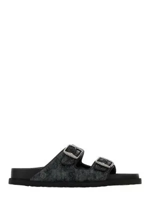 BIRKENSTOCK 1774 X BECOMES BERLIN Arizona Slipper With French Piping Detail - Multicoloured