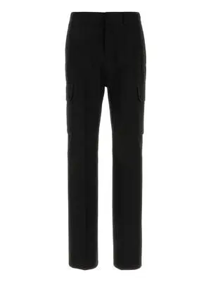 Givenchy Cotton Cargo Pants With Utility Pockets - Black