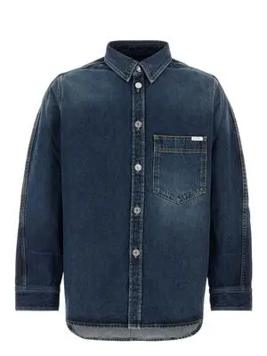 Givenchy Denim Button-front Shirt For - Blue