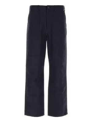 Givenchy Tailored Cotton Straight Leg Pants - Blue