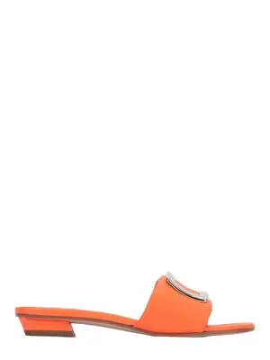ROGER VIVIER Padded Flat Sandals - Led