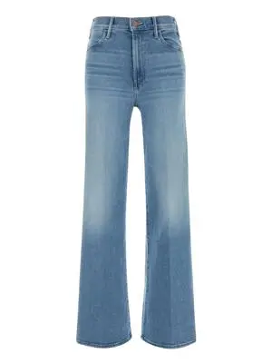 MOTHER MOTHER The Hustler Roller Sneak Stretch Denim Jeans