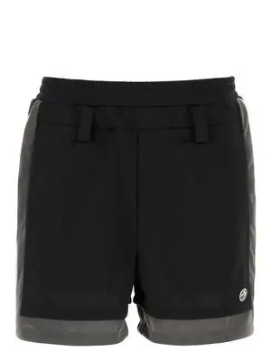 AMBUSH Polyester Bermuda Shorts With Side Panel Detail - Black