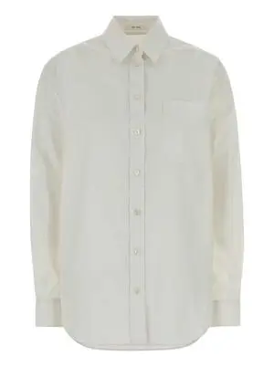 THE ROW Gavina Poplin Shirt - White