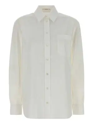 THE ROW Gavina Cotton Shirt - White