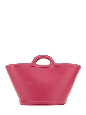 Marni Small Tropicalia Leather Handbag - Pink
