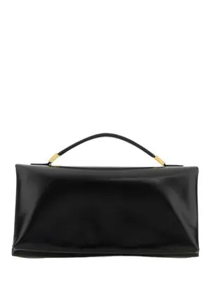 Marni Prisma Mini Leather Handbag - Black