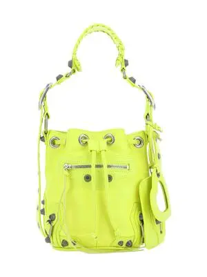 Balenciaga Le Cagole Xs Mini Bucket Handbag - Yellow