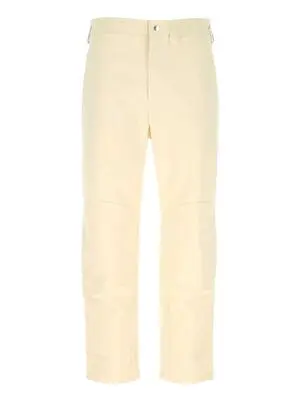 JIL SANDER Cotton Tailored Trousers - White