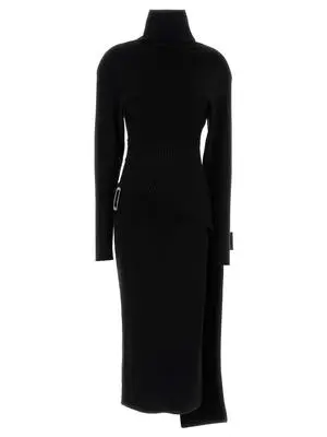 LANVIN LANVIN Virgin Wool & Cashmere Blend Knit Dress