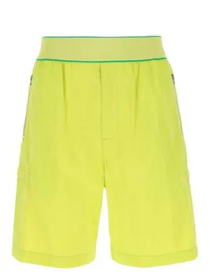 Bottega Veneta Nylon Bermuda Shorts - Green
