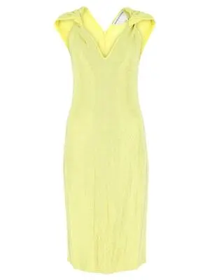 BOTTEGA VENETA BOTTEGA VENETA Embellished Stretch Viscose-Blend Dress