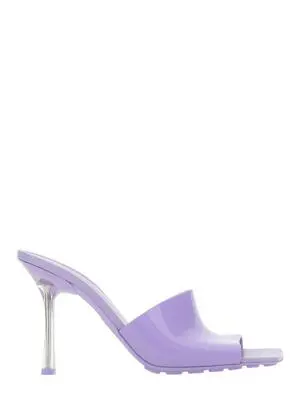 Bottega Veneta BOTTEGA VENETA Stretch PVC Mules Purple