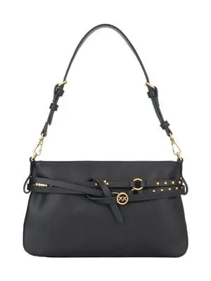 Pinko PINKO Mini Vitello Soft Leather Belt Bag With Studded Detailing Z99q