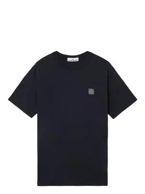 Stone Island Short Sleeve Crewneck T-shirt - Navyblue